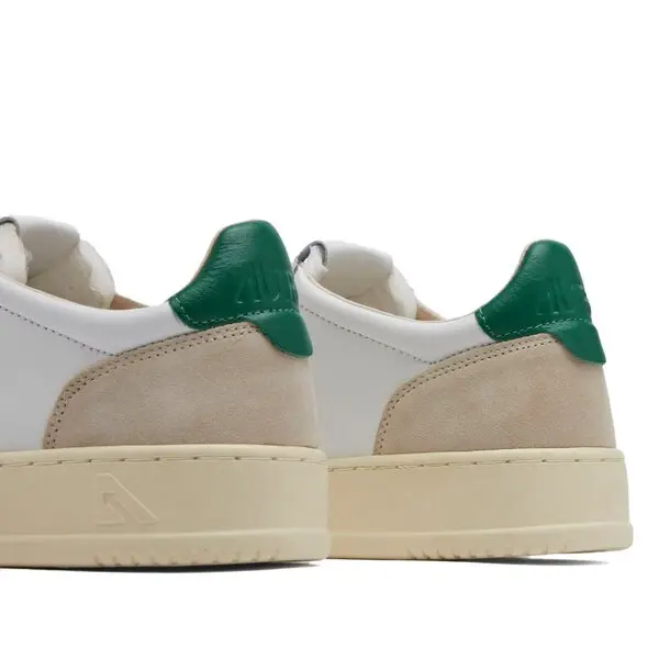 AUTRY 01 Low Leather And Suede Sneaker