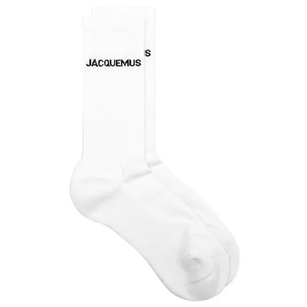 Jacquemus Logo Socks - White