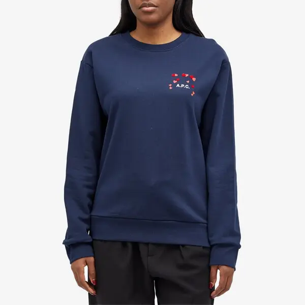 A.p.c. Valentines Logo Crew Sweat