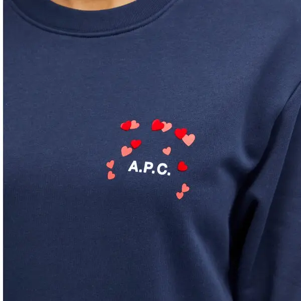 A.p.c. Valentines Logo Crew Sweat