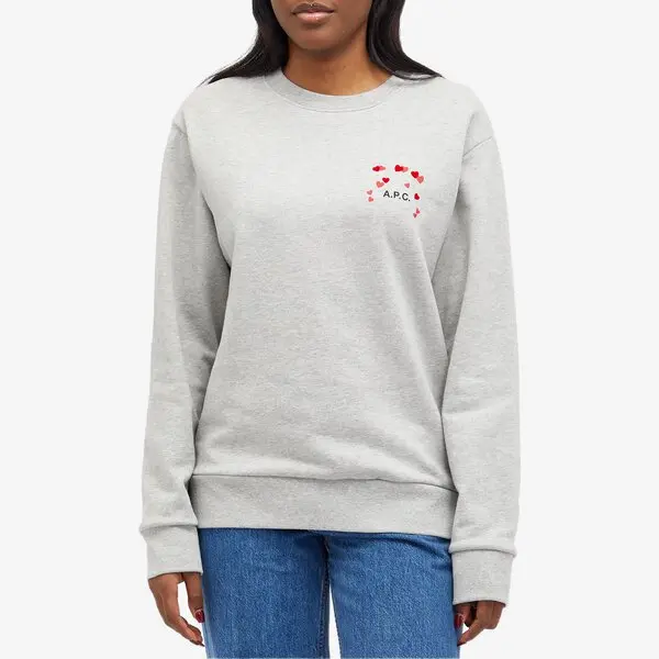 A.p.c. Valentines Logo Crew Sweat