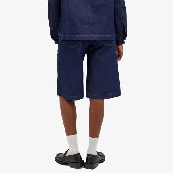 Maison Kitsuné Workwear Denim Bermuda Shorts