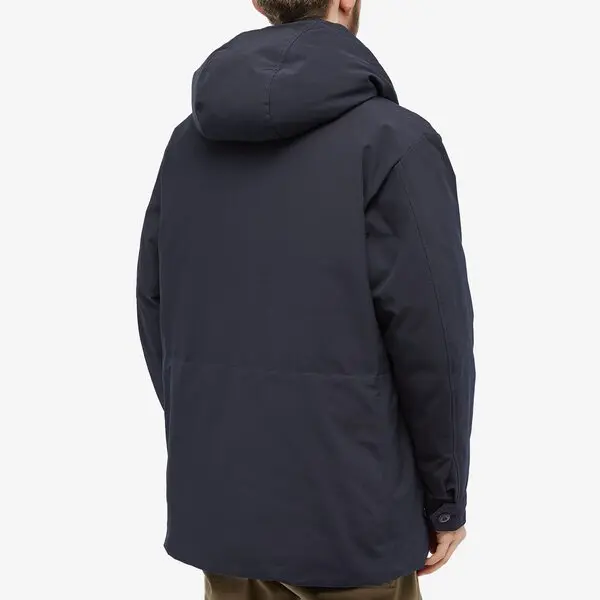 Moncler Fowey Short Parka Jacket - Navy | Editorialist
