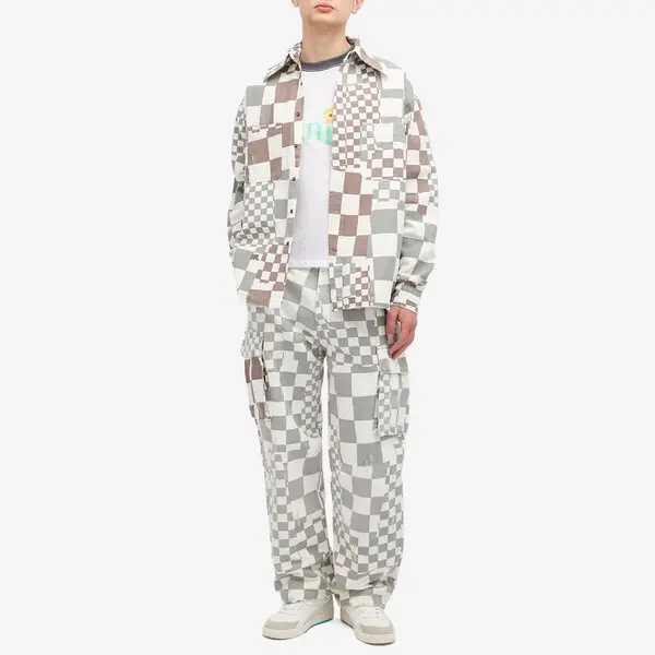 ERL Checkerboard Canvas Jacket