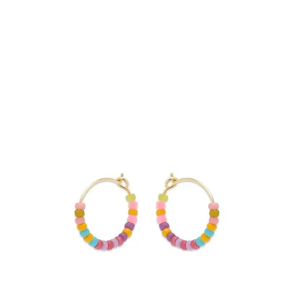 Anni Lu Secret Beach Hoop Earrings - Multi