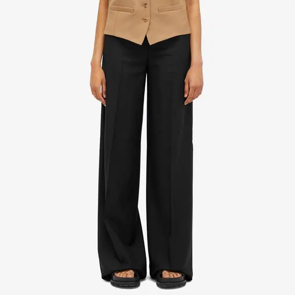 Max Mara Wide Leg Wool Trousers