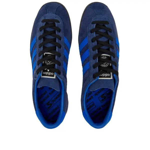 Adidas Spzl Gazelle Sneakers In Dark Blue/Black - 45% Off | Editorialist
