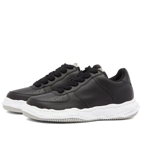 Mihara Yasuhiro Wayne Original Low Top Leather Sneakers - Black