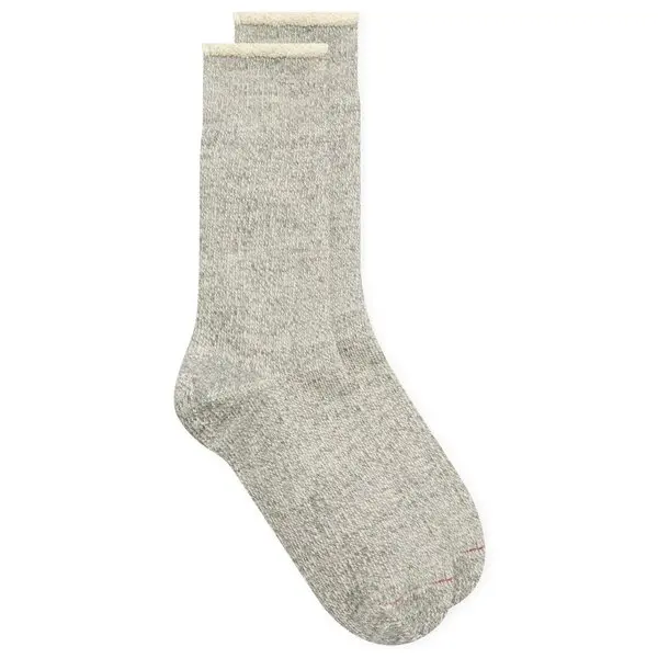 ROTOTO Double Face Socks - Mid Grey