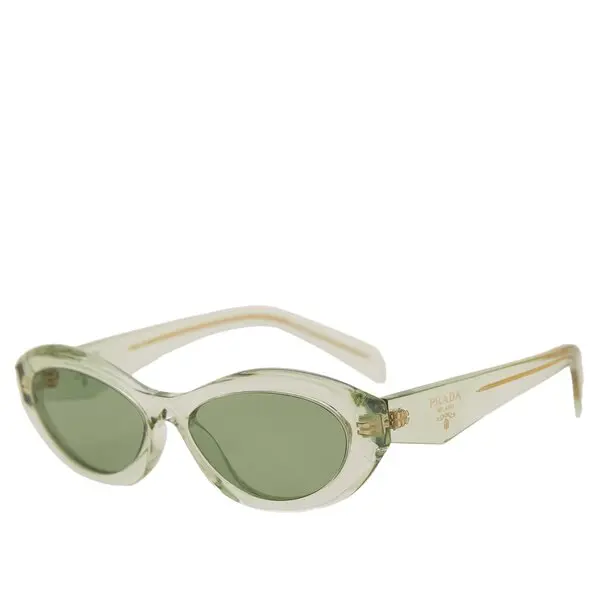 Prada 26zs Sunglasses - Transparent Mint/green