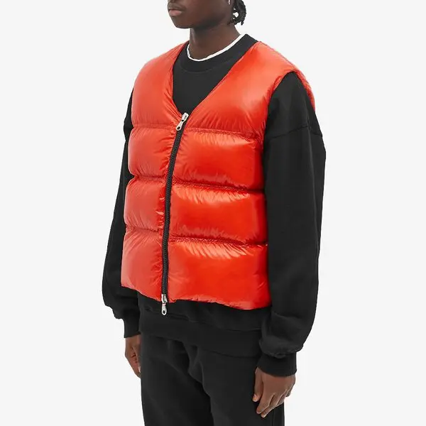 Cole Buxton Down Insulated Gilet In Orange - 50% Off | Editorialist