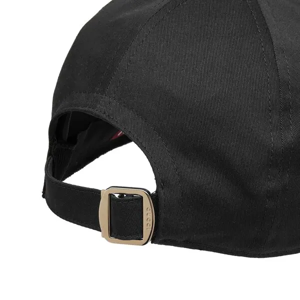Gucci Script Logo Cap - Black | Editorialist display picture 2
