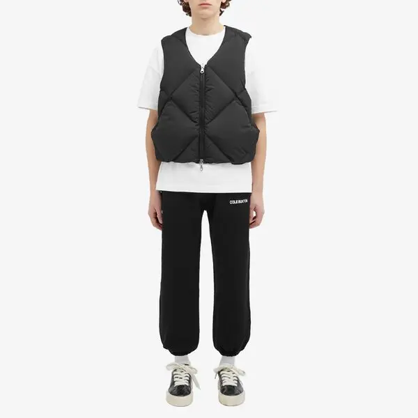 Cole Buxton Down Quilted Vest In Black - 45% Off | Editorialist