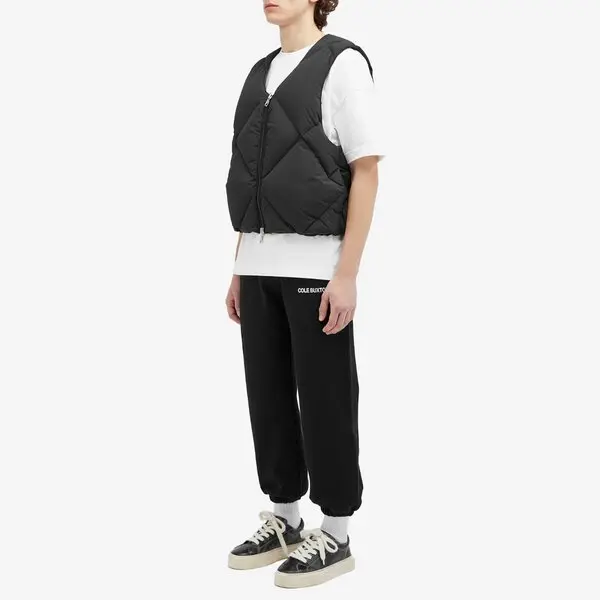 Cole Buxton Down Quilted Vest In Black - 45% Off | Editorialist