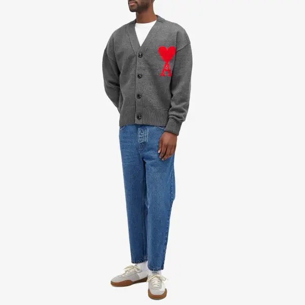 AMI Paris A Heart Cardigan