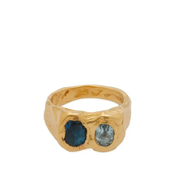 SIMUERO Buzo Ring - Sky Blue/london Blue Topaz