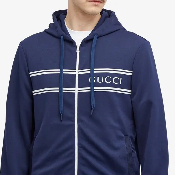 Gucci Logo Zip Hoodie