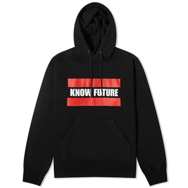 Sacai Know Future Hoodie In Black - 70% Off | Editorialist