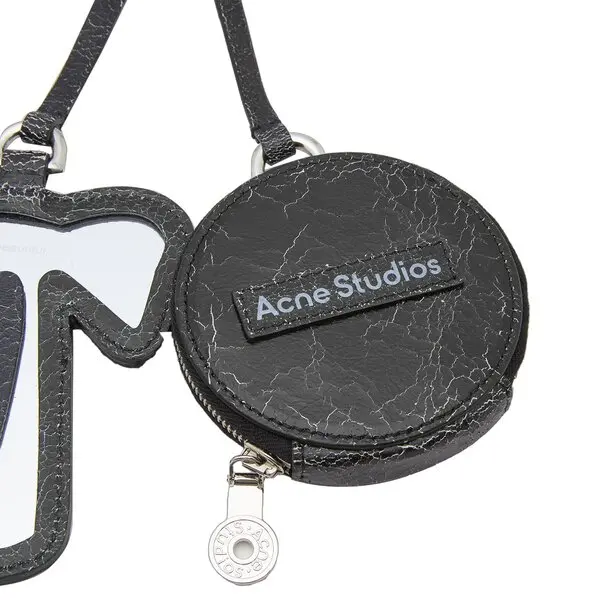 Acne Studios Bow Mirror Keyring In Black - 55% Off | Editorialist