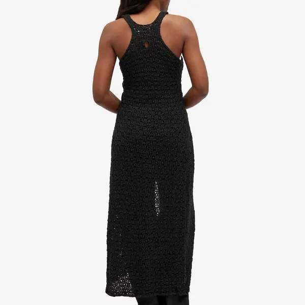 Holzweiler Wou Tape Yarn Knit Dress In Black - 70% Off | Editorialist