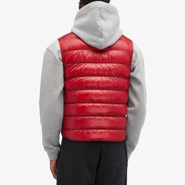 Moncler Gui Padded Vest Red Editorialist