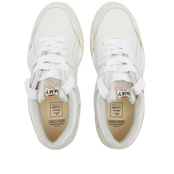 Mihara Yasuhiro Parker Leather Sneakers - White