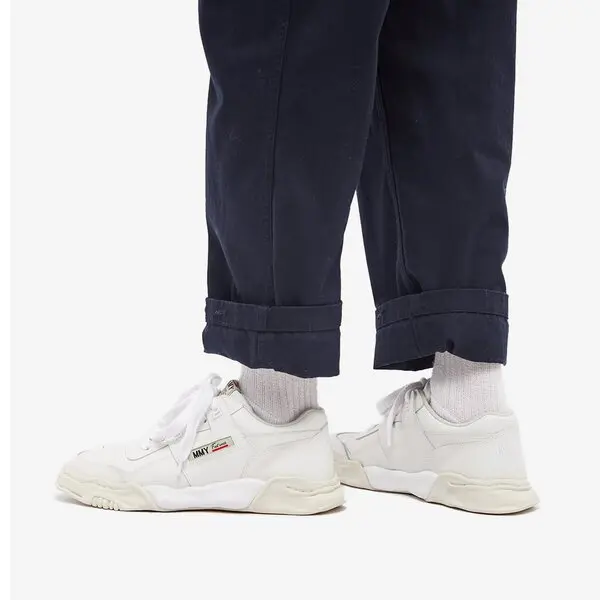 Mihara Yasuhiro Parker Leather Sneakers - White