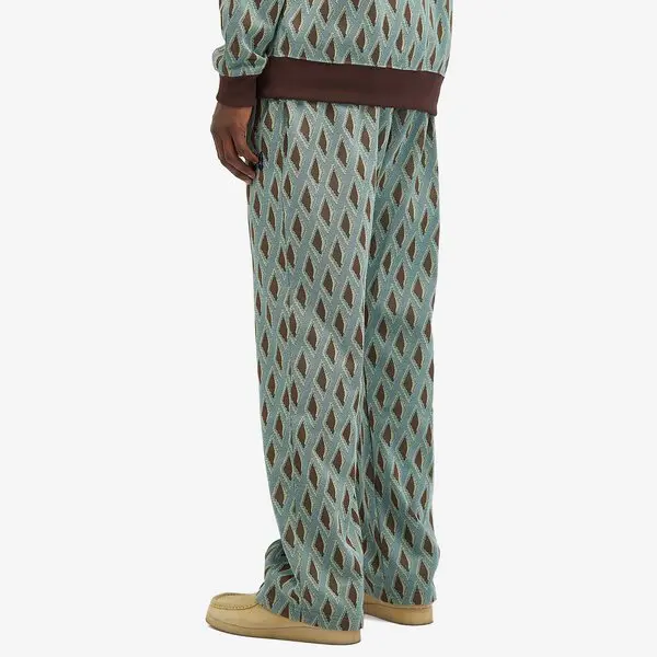 Buy Needles Poly Jacquard Track Pants - Turquoise At 50% Off