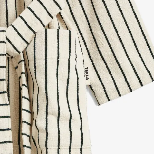 TEKLA Terry Bathrobe - Racing Green