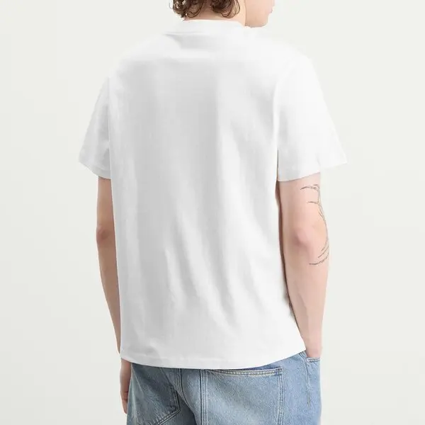 A.p.c. Rue Madame Logo T-shirt - White/dark Navy