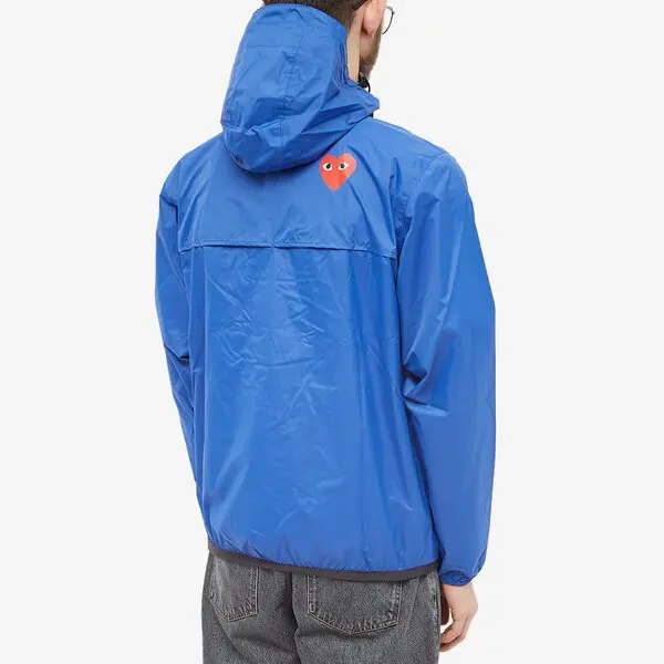 Play Comme Des Garcon X K-way Half Zip Packable Jacket