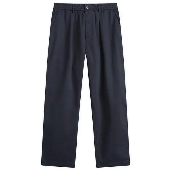 Universal Works Pleated Track Pant - Navy