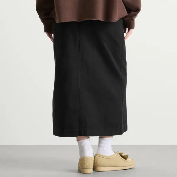 Gramicci Long Baker Midi Skirt - Black