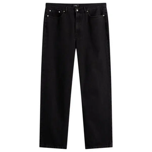A.p.c. Martin Straight Leg Jeans - Washed Black