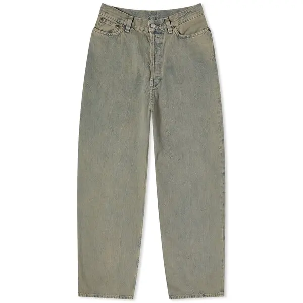 Acne Studios 2023f Delta Wide Leg Jeans In Blue/Beige - 55% Off