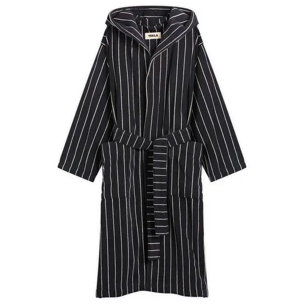 TEKLA Terry Hooded Bathrobe - Antwerp Stripes