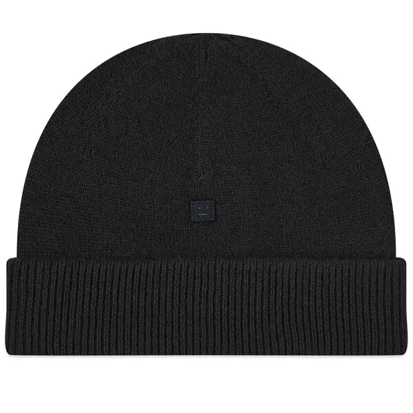 Acne Studios Kana Face Beanie - Black