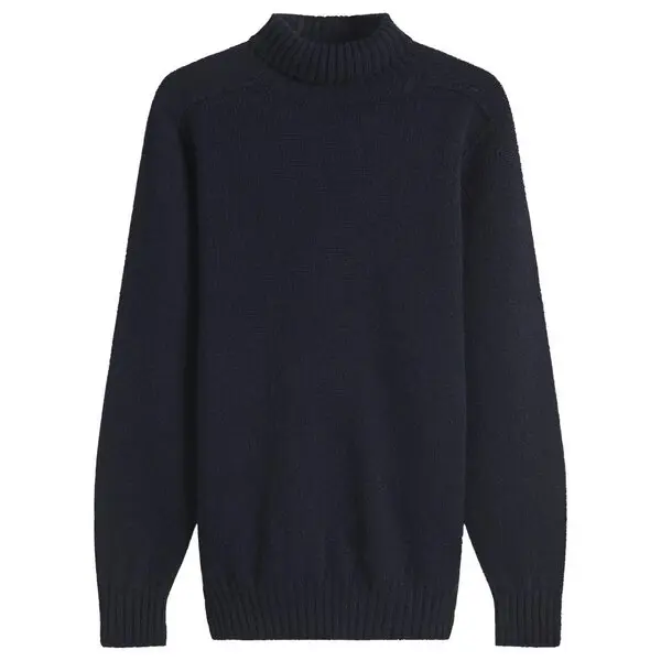 JAMIESON'S OF SHETLAND Roll Neck Knit - Dark Navy