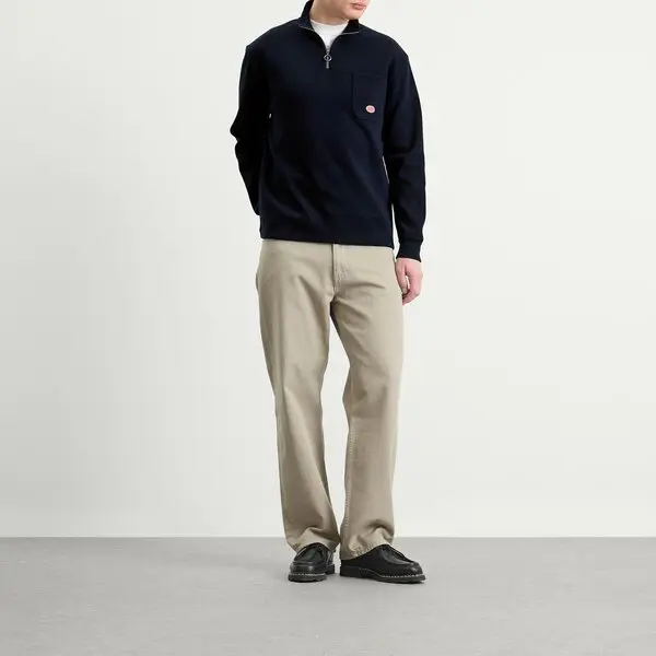 Armor Lux Half Zip Pocket Sweatshirt
