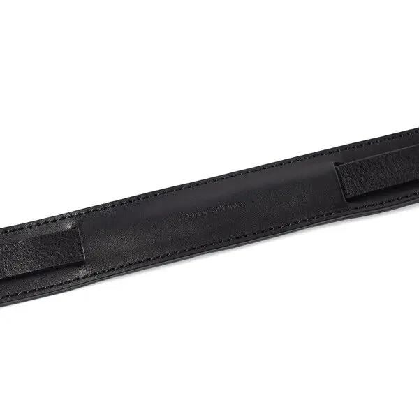 HENDER SCHEME Leather Camera Strap - Black
