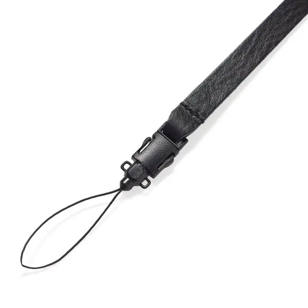 HENDER SCHEME Leather Camera Strap - Black