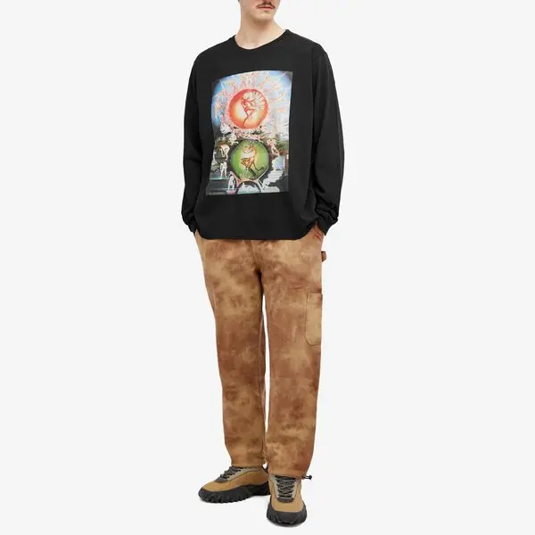 Good Morning Tapes As Above So Below Long Sleeve T-Shirt In Black - 55 Off
