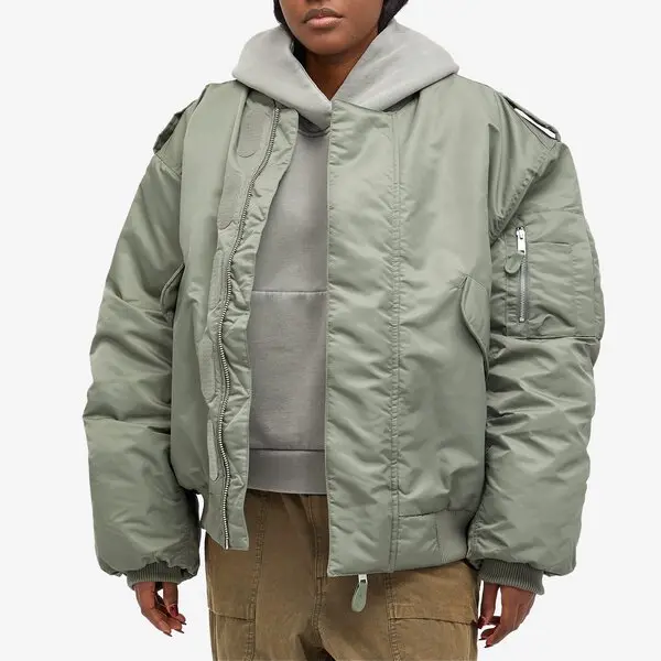 Entire Studios V-22 Bomber Jacket In Swamp - 60% Off | Editorialist