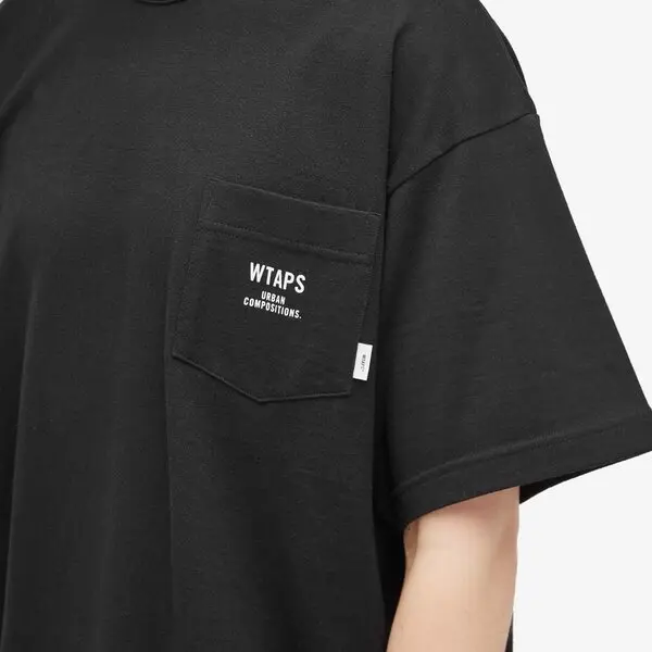 Wtaps 23 Print Pocket T-Shirt In Black - 60% Off | Editorialist