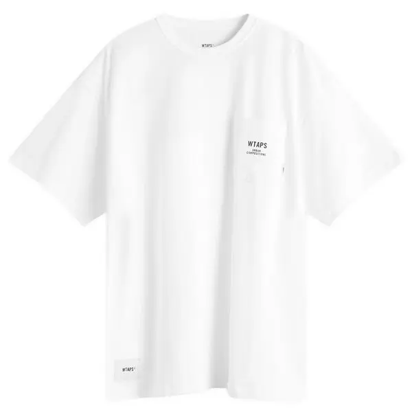 Wtaps 23 Print Pocket T-Shirt In White - 35% Off | Editorialist