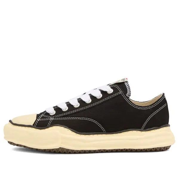 Mihara Yasuhiro Peterson Vintage Sole Low-top Sneakers - Black