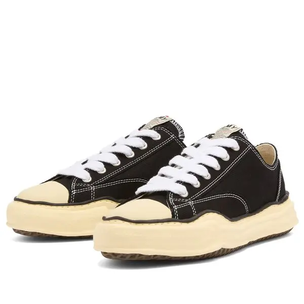 Mihara Yasuhiro Peterson Vintage Sole Low-top Sneakers - Black