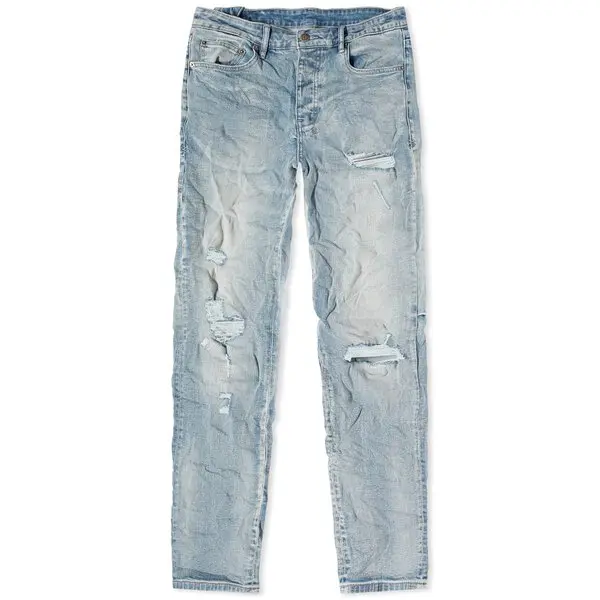 Ksubi Chitch Slim Jeans - Blue Punk Trashed