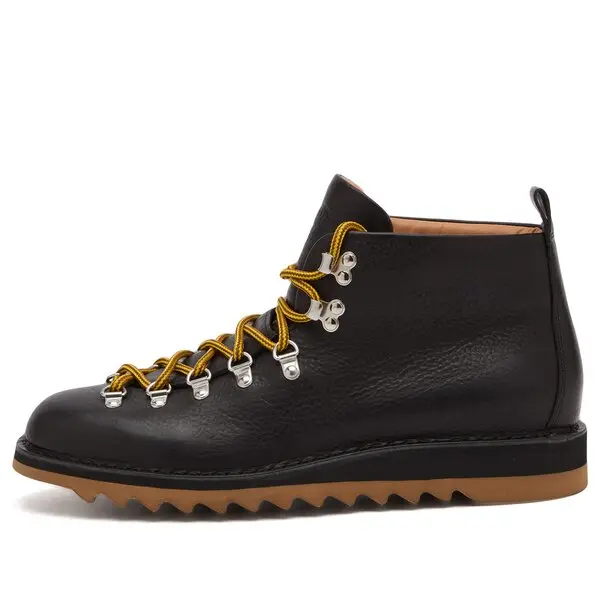 FRACAP M120 Ripple Sole Scarponcino Boots - Black
