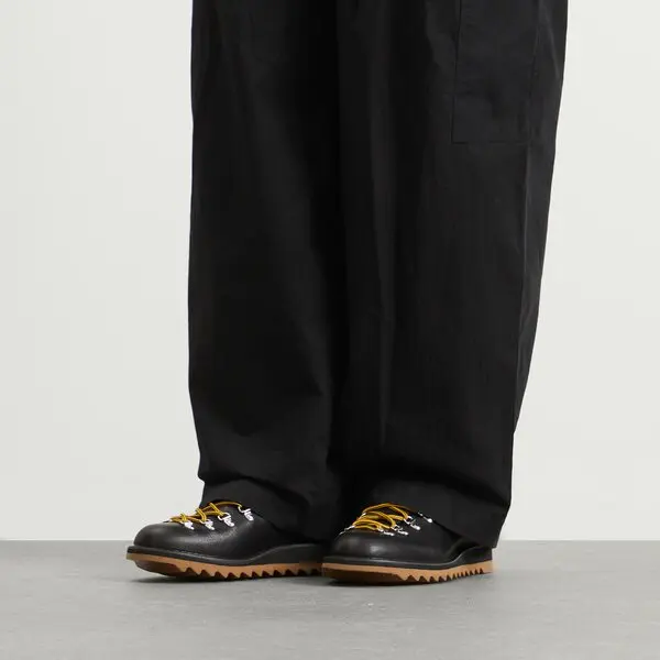 FRACAP M120 Ripple Sole Scarponcino Boots - Black